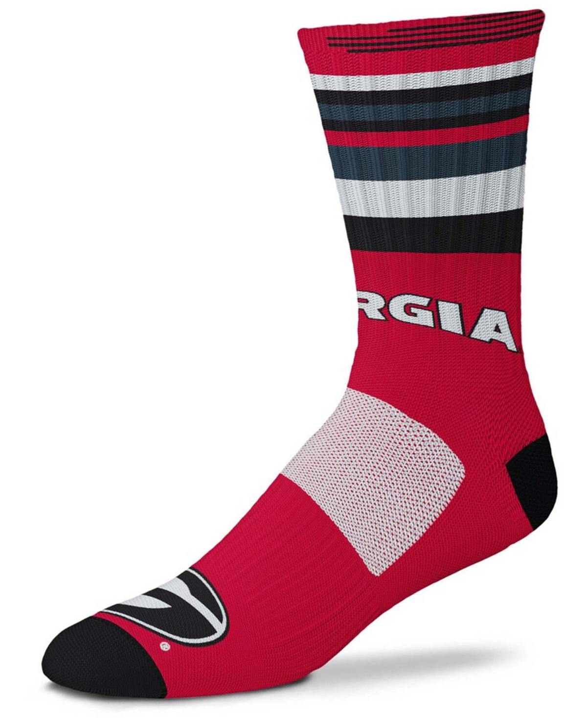 Click here for For Bare Feet Georgia Bulldogs Rave Crew Socks - R... prices
