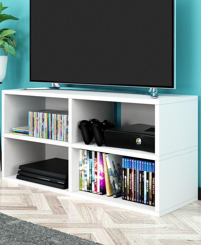 Way Basics 4-Cubby TV Stand - Macy's