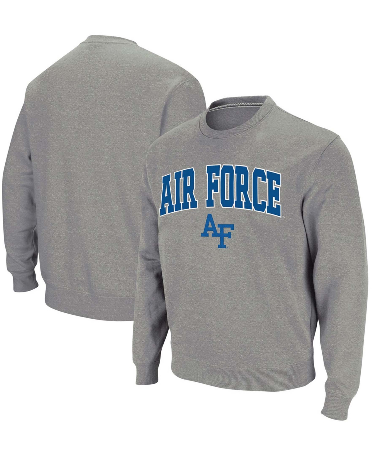 Click here for Mens Heathered Gray Air Force Falcons Arch Logo Sw... prices