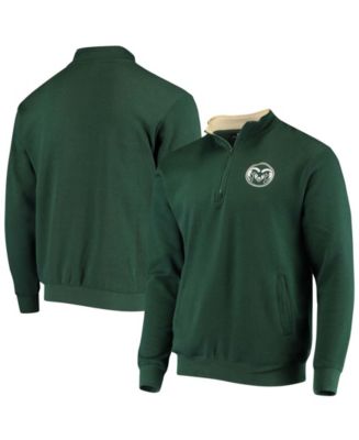 Men's Green Colorado State Rams Tortugas Logo Quarter-Zip Pullover ...