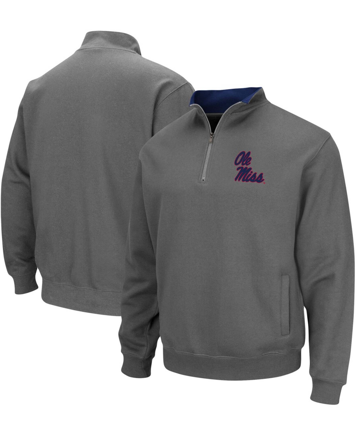 Click here for Mens Charcoal Ole Miss Rebels Tortugas Logo Quarte... prices