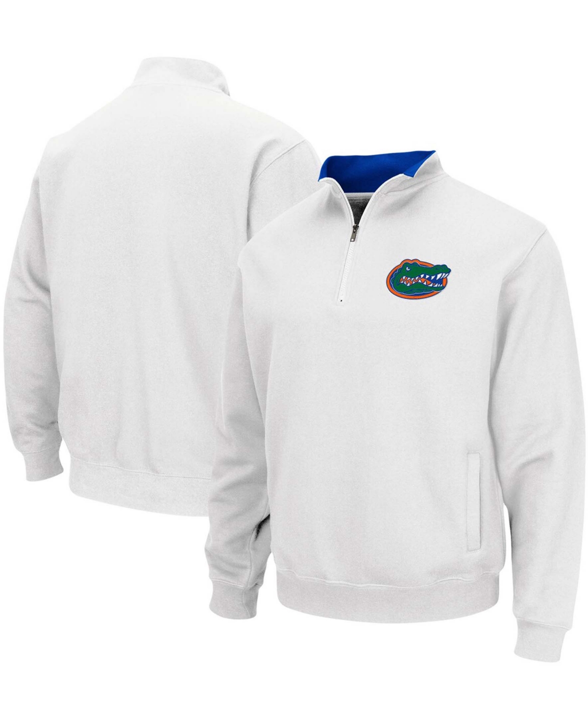 Click here for Mens White Florida Gators Tortugas Logo Quarter-Zi... prices