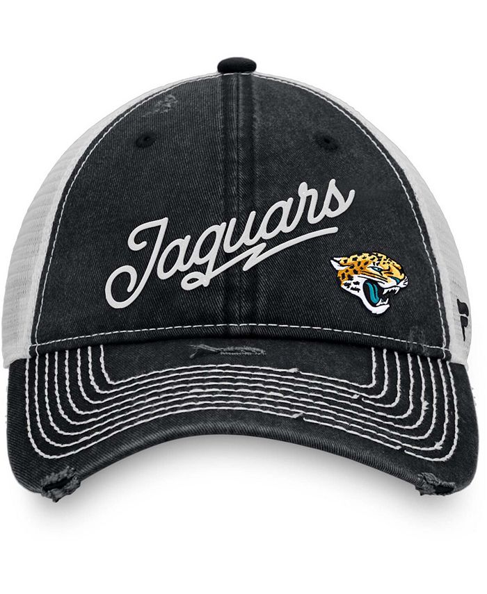 Fanatics Men's Black, White Jacksonville Jaguars Sport Resort Meshback ...