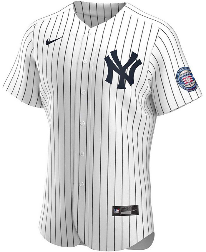 Nike Men's Derek Jeter White, Navy New York Yankees 2020 Hall Of Fame ...
