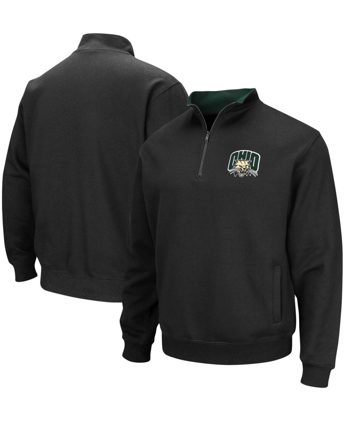 Click here for Mens Black Ohio Bobcats Tortugas Logo Quarter-Zip... prices