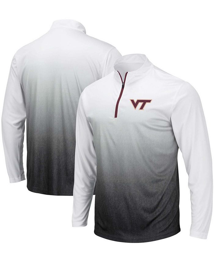 Colosseum Men's Gray Virginia Tech Hokies Magic Team Logo Quarter-Zip ...