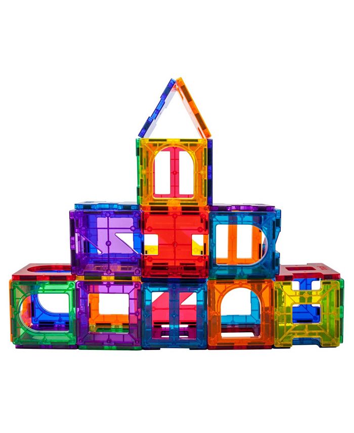 PicassoTiles Magnetic Building Block Set, 42 Piece - Macy's