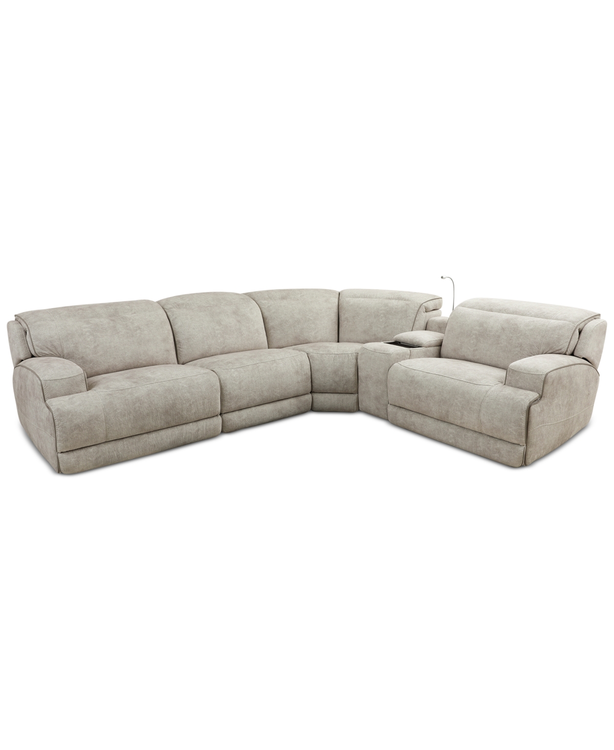 Click here for Sebaston 5-Pc. Fabric Sectional with 3 Power Motio... prices