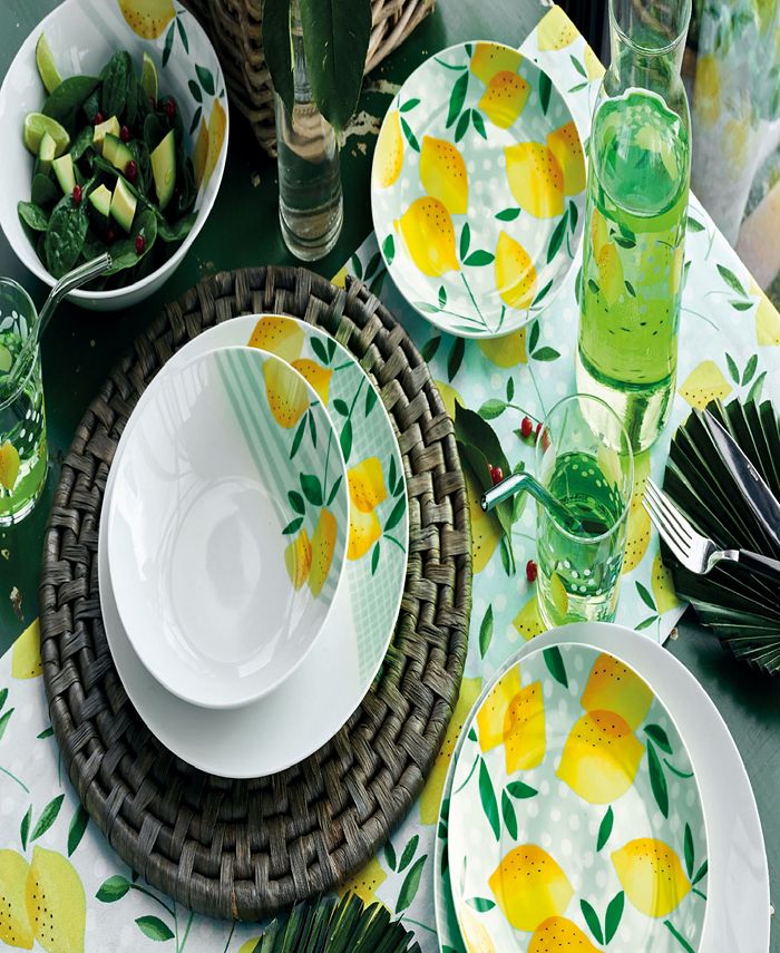 Tognana Panarea Tableware Set, 18 Piece - Macy's