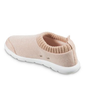 Isotoner Signature Zenz Hatch-Knit Sock Bootie Slippers & Reviews ...