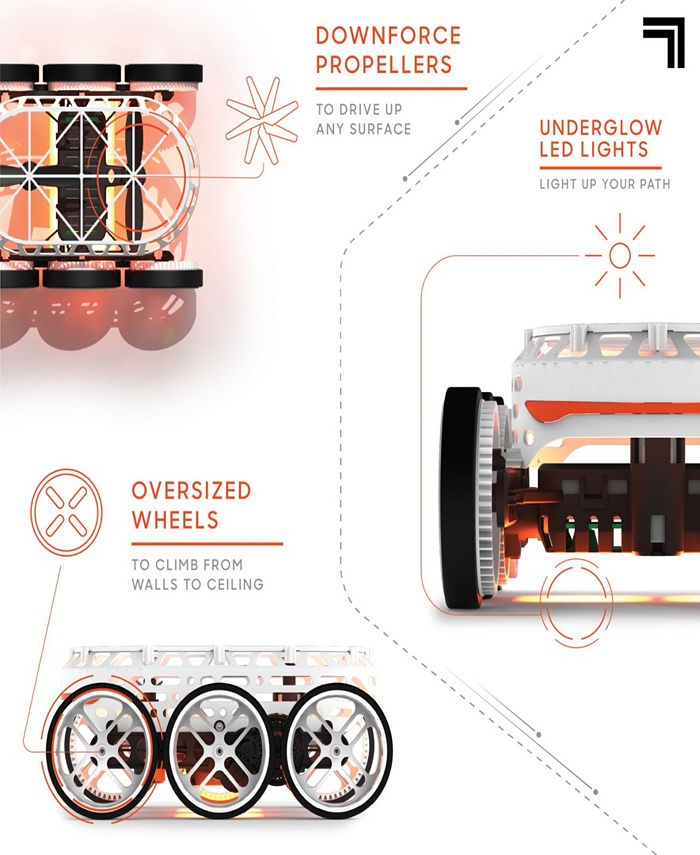 Sharper Image Remote Control Gravity Rover Wall-Ceiling Crawler - Macy's