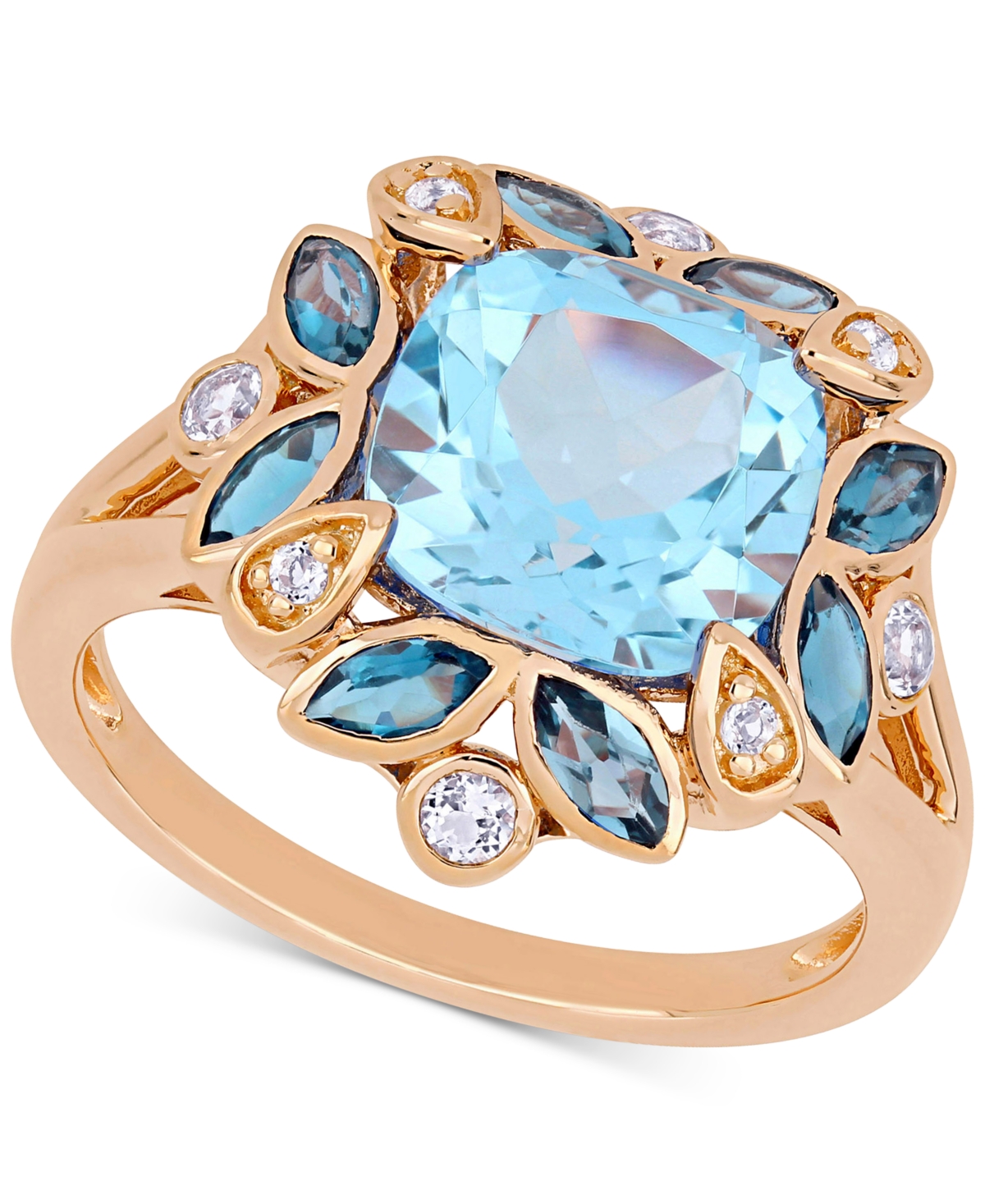 Click here for Blue Topaz (4-1/2 ct. t.w.) & White Topaz (1/5 ct.... prices