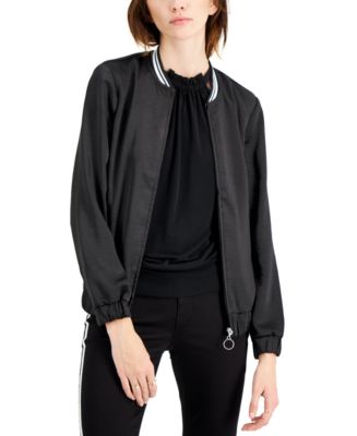 INC International Concepts Satin Track Jacket, Created for Macy's - Macy's