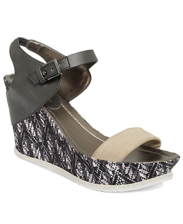 Kenneth Cole Reaction Hugeswell Platform Wedge Sandals - Macy's