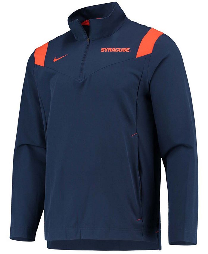 Nike Men's Navy Syracuse Orange Coach Half-Zip Jacket - Macy's