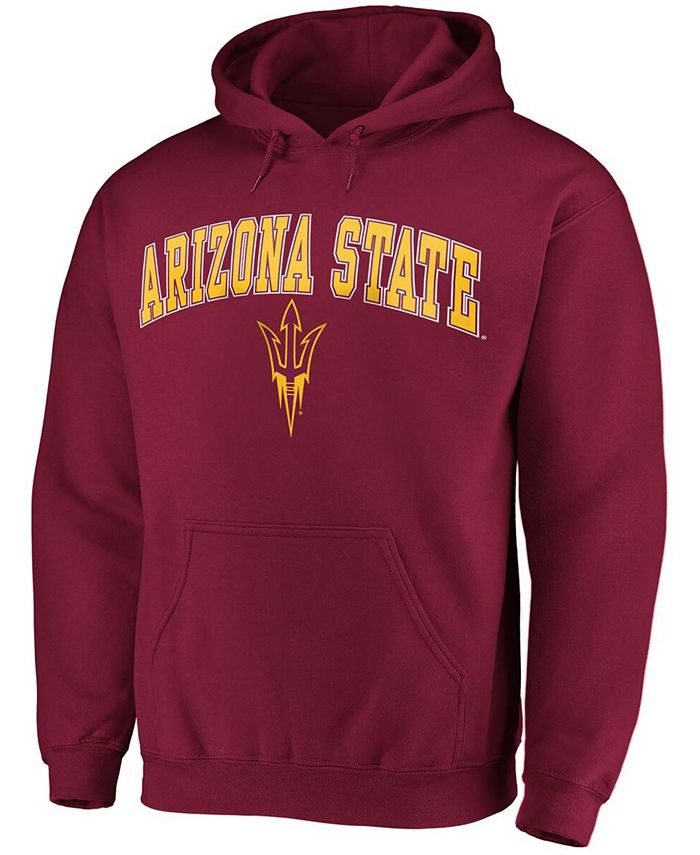 Fanatics Men's Maroon Arizona State Sun Devils Campus Pullover Hoodie ...