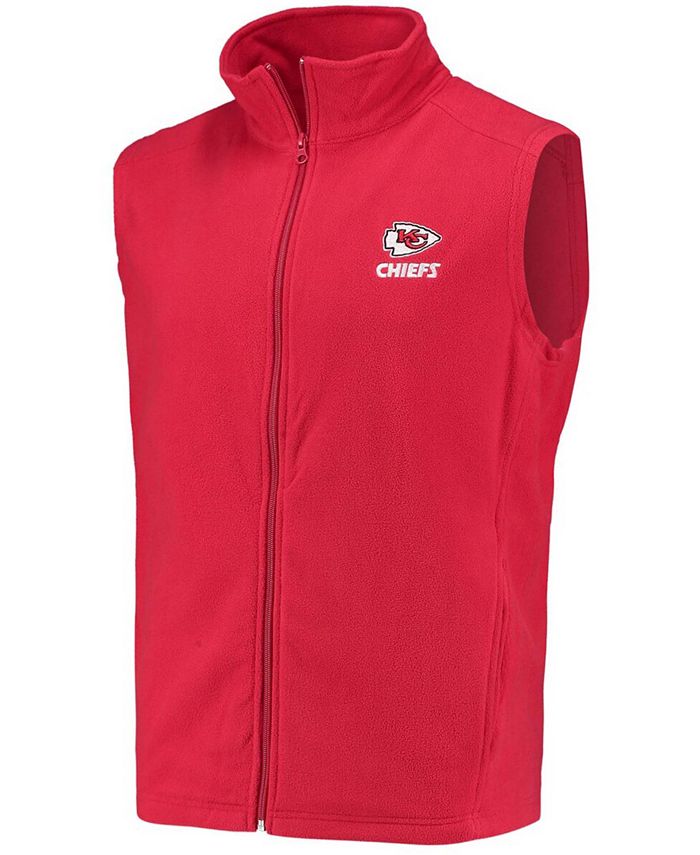 Dunbrooke Men's Red Kansas City Chiefs Houston Fleece Full-Zip Vest ...