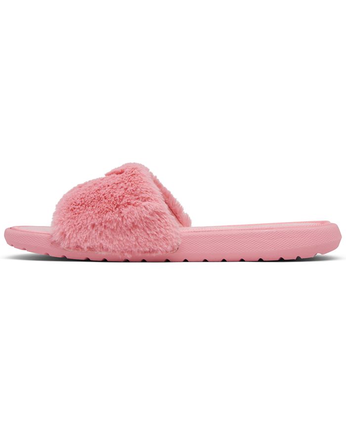 Puma Women's Cool Cat Fluffy Slide Sandals from Finish Line - Macy's