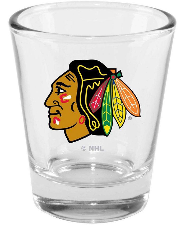 Memory Company Multi Chicago Blackhawks 2 oz Primary Logo Shot Glass ...