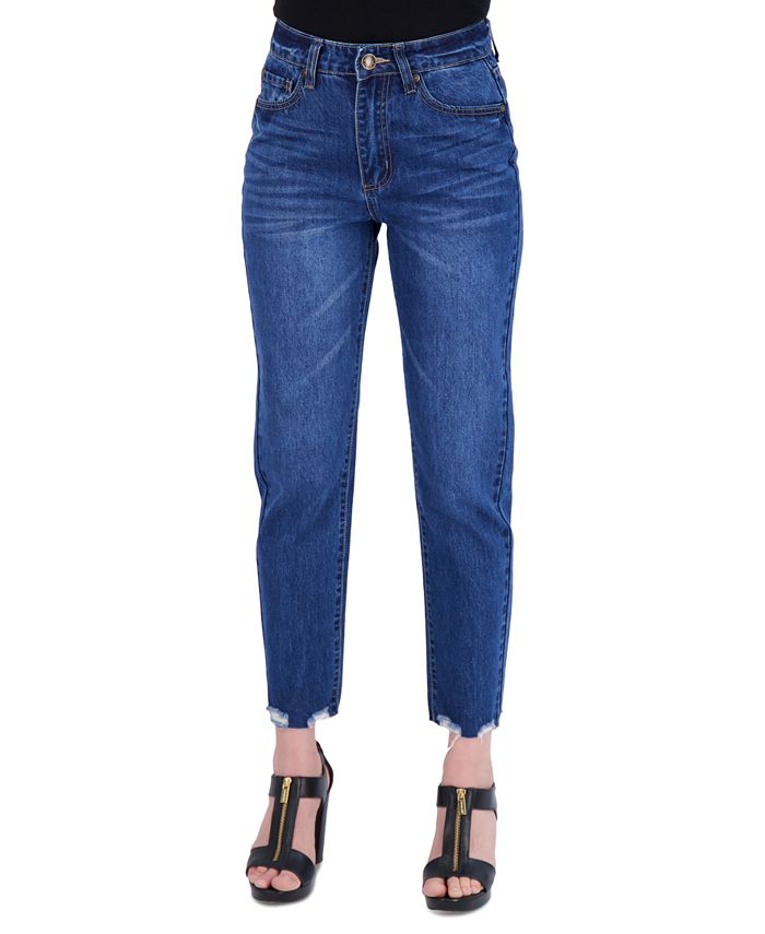 Gogo Jeans Juniors' High-Rise Mom Jeans - Macy's
