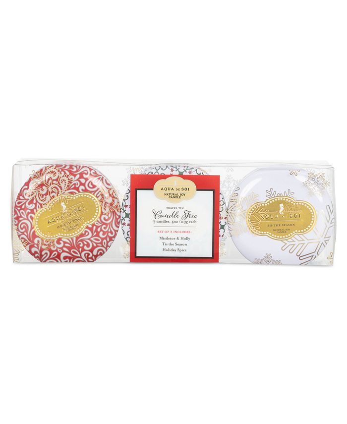The SOi Company Holiday Trio Candle Set - Macy's