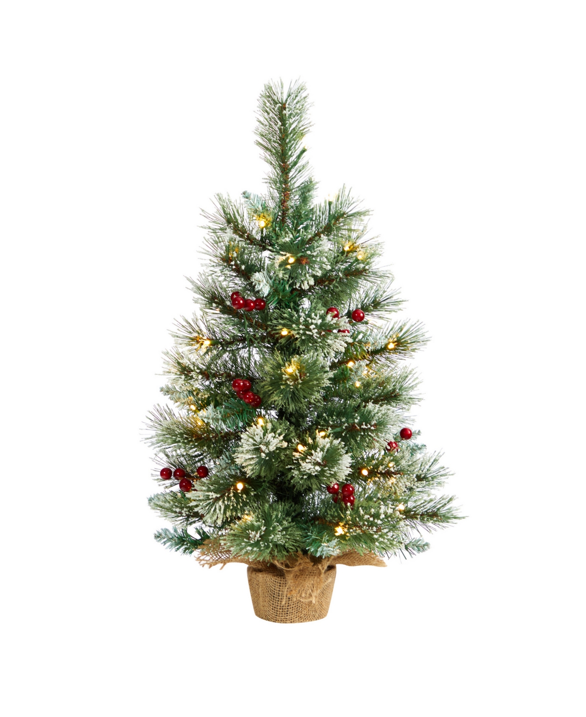 Click here for Nearly Natural Snow Tipped Pine and Berry Artifici... prices