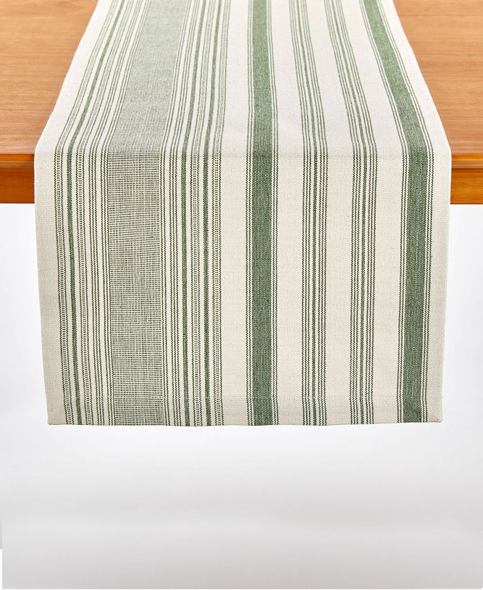 Tableau Hammond Stripe Forest Table Runner, 72" x 14" - Macy's