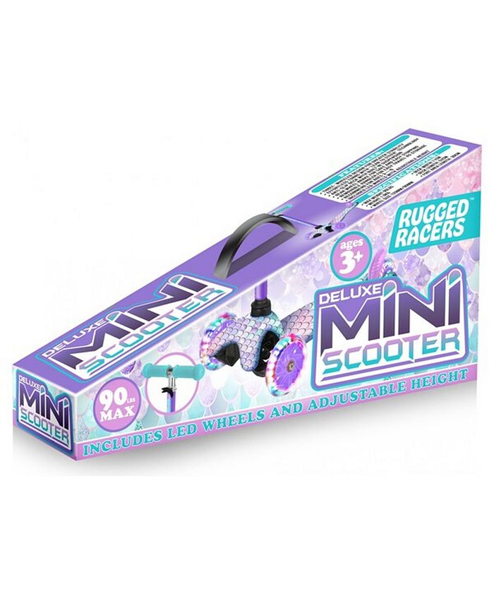 Rugged Racers Mini Deluxe Mermaid Design 3 Wheel Scooter with LED ...