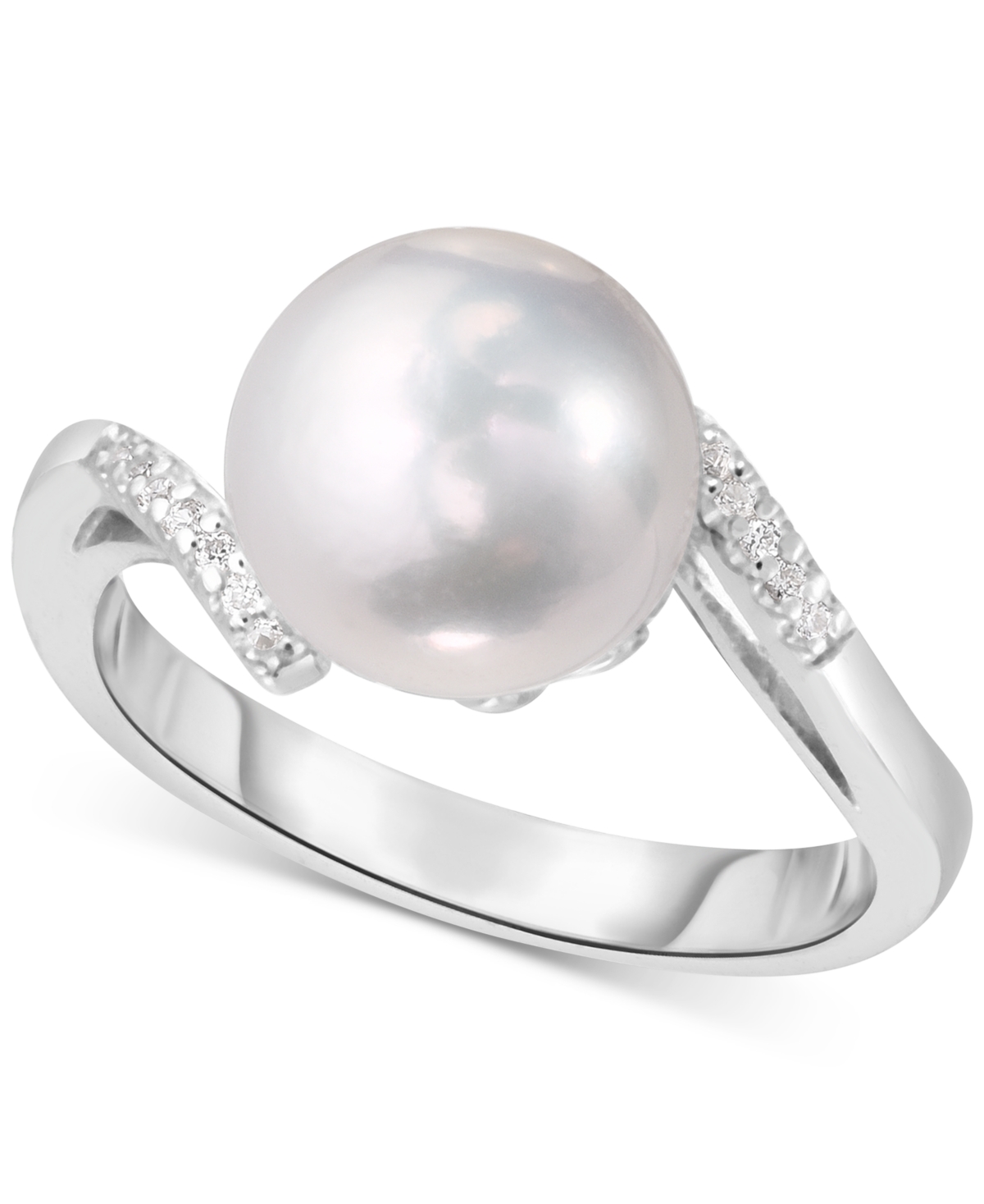 Click here for Cultured Freshwater Pearl (10 mm) & Lab-Created Wh... prices