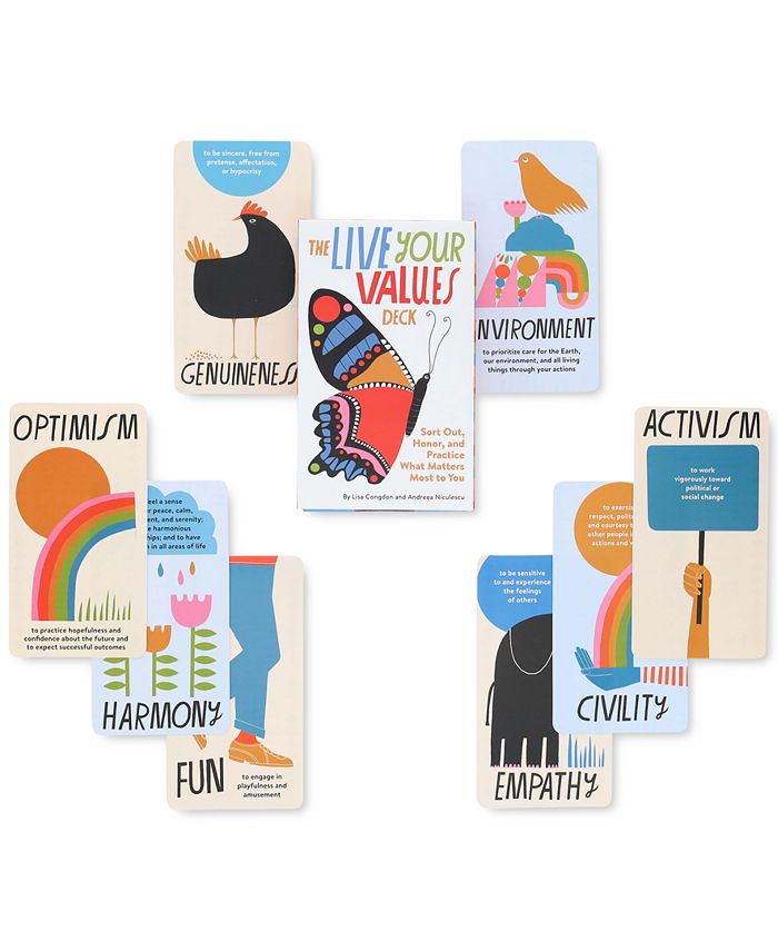 Chronicle Books The Live Your Values Deck - Macy's