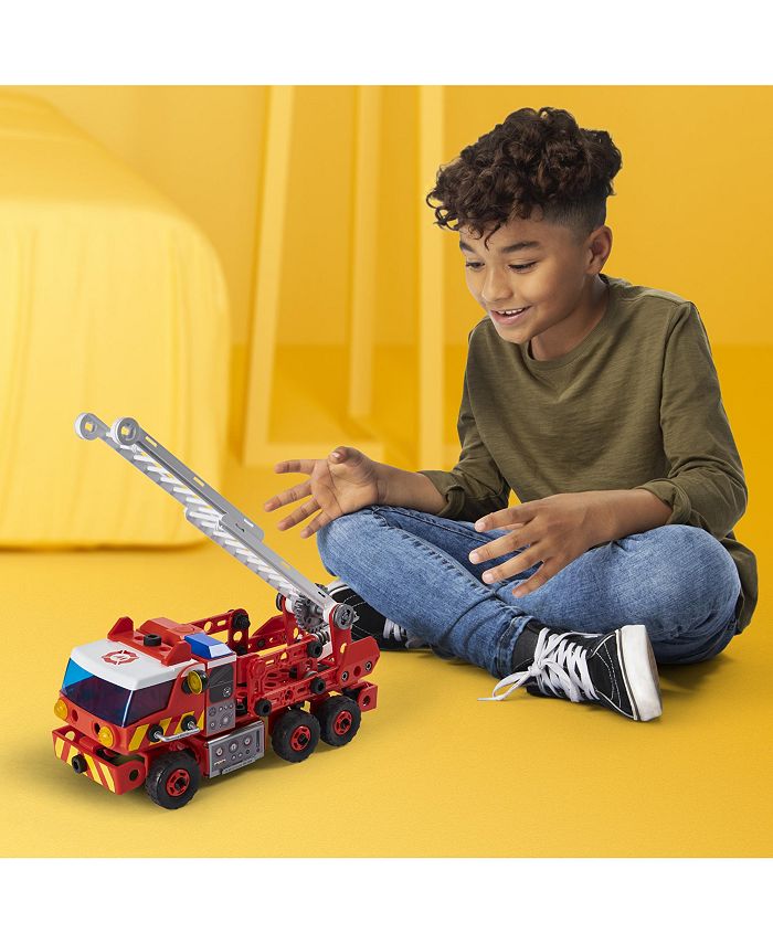 Meccano CLOSEOUT! Junior, Rescue Fire Truck with Lights and Sounds ...