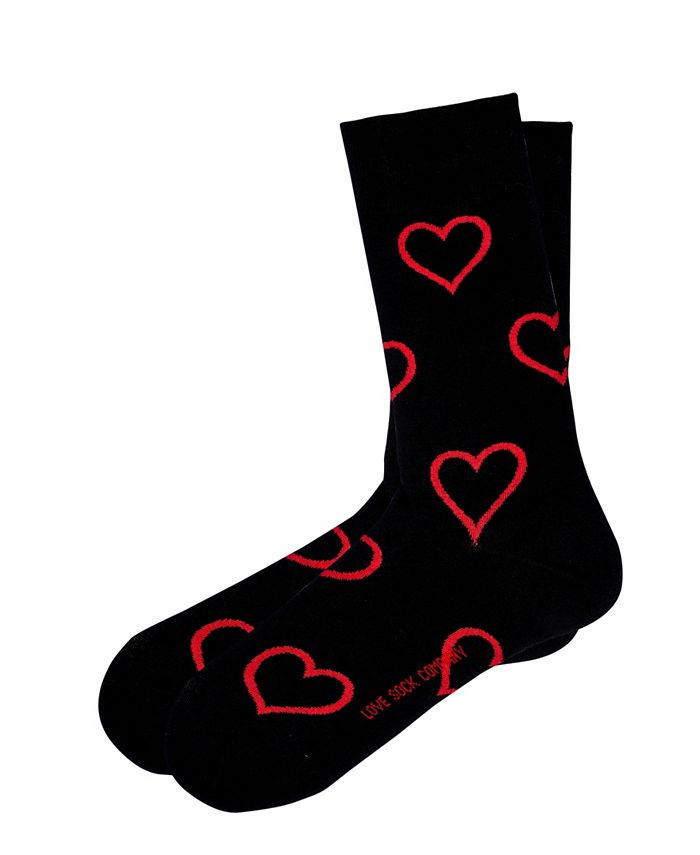 Love Sock Company Big Heart Cotton Women's Crew Socks - Macy's