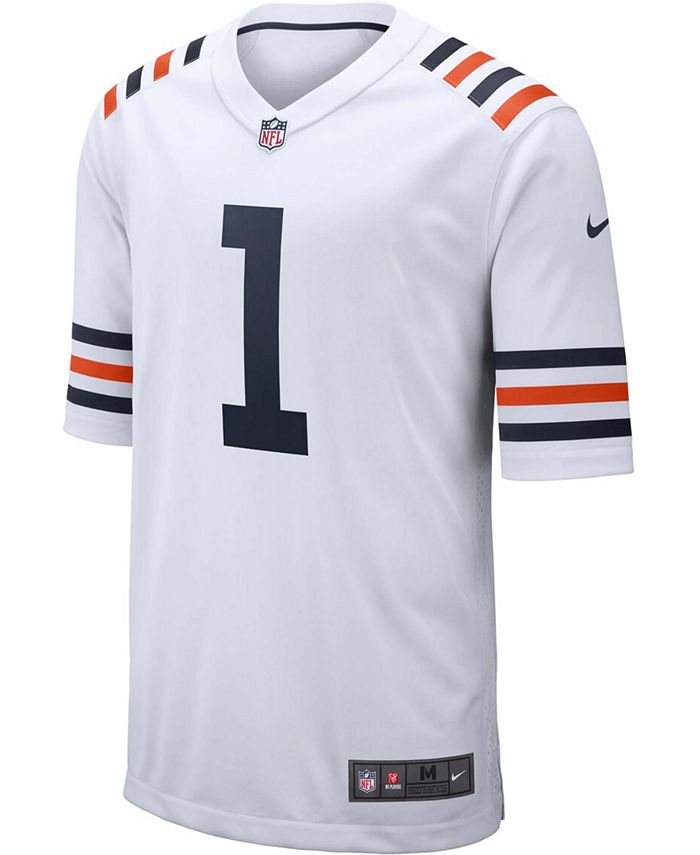 Nike Men's Justin Fields White Chicago Bears Alternate Game Jersey - Macy's
