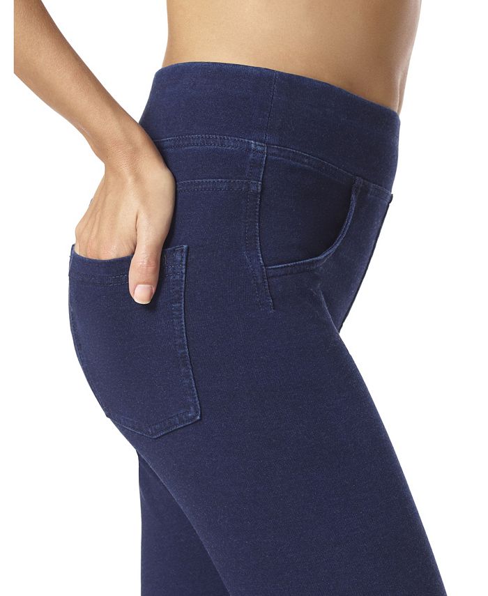 Hue Women's Game Changing Denim High Rise Leggings - Macy's