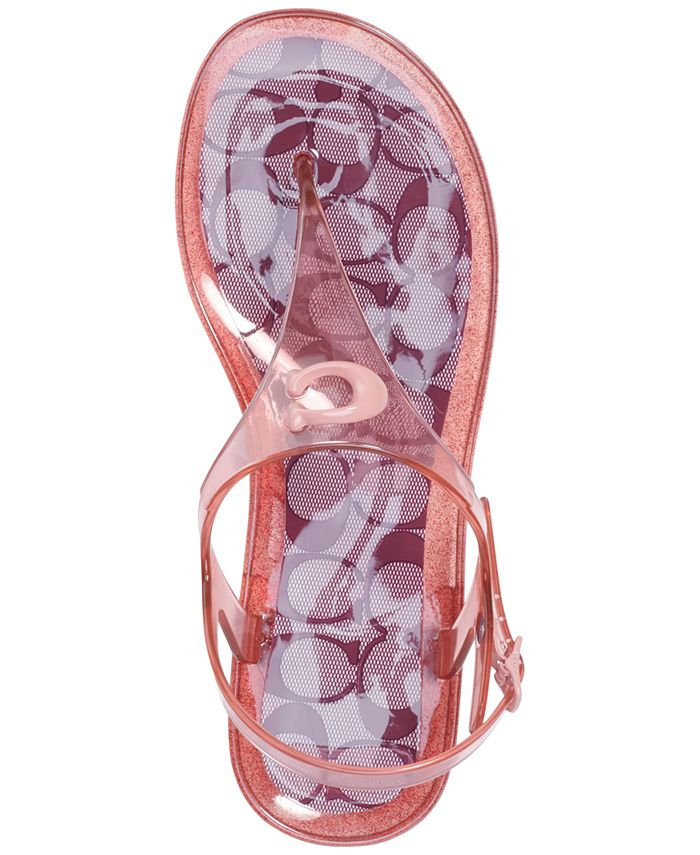 COACH Women's Natalee Jelly Thong Sandals - Macy's