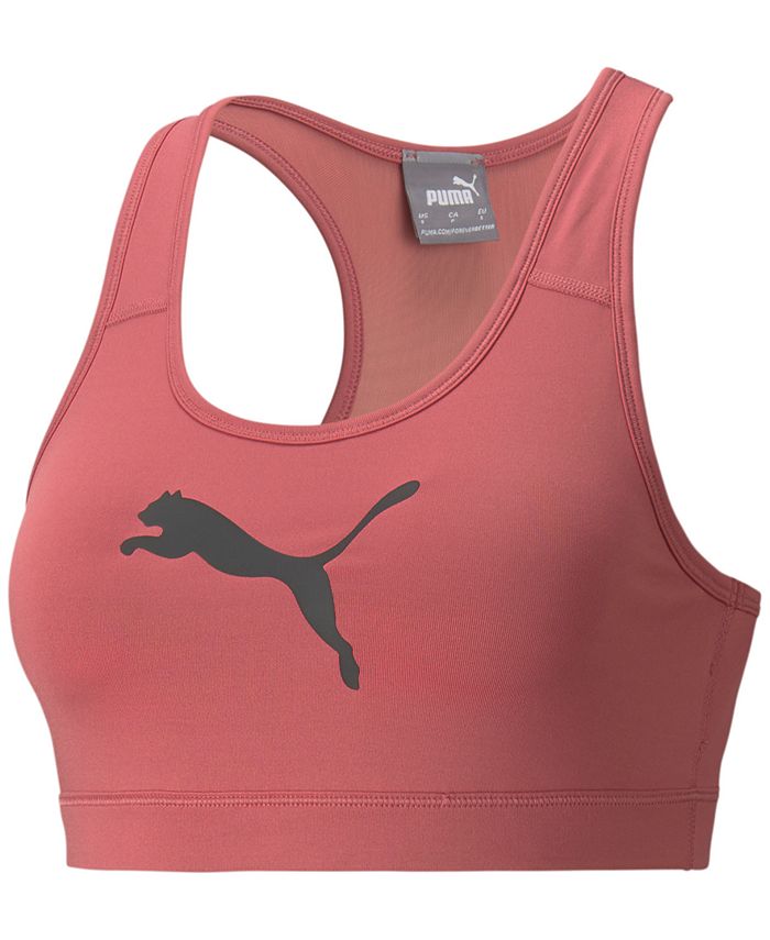 Puma Women's 4Keeps Medium Impact Sports Bra - Macy's