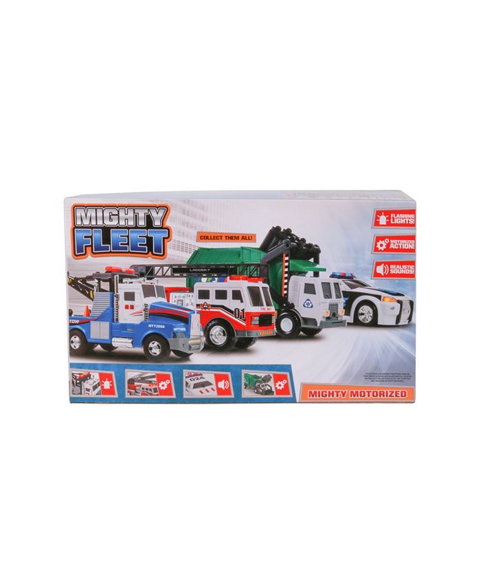 Funrise - Mighty Fleet Mighty Motorized Fire Ladder Truck - Macy's