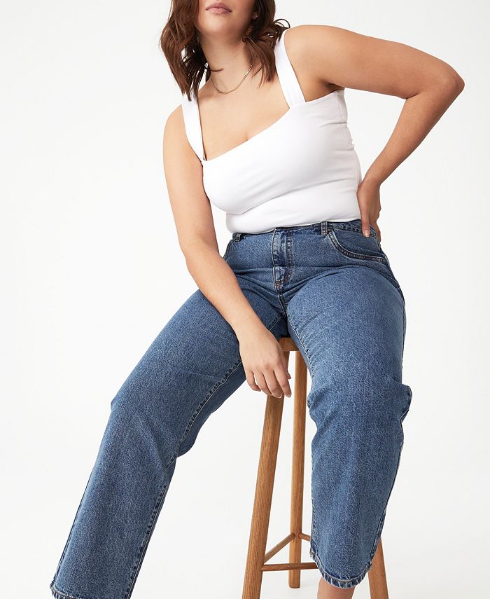 COTTON ON Trendy Plus Size Wide Strap Tank - Macy's