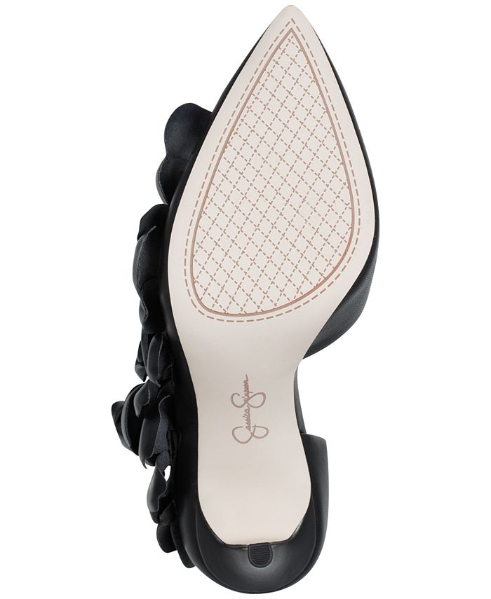 Jessica Simpson Women's Pointesta Flower Embellished Pumps & Reviews ...
