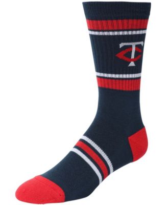 Men's Blue Minnesota Twins Stripe Crew Socks - Macy's