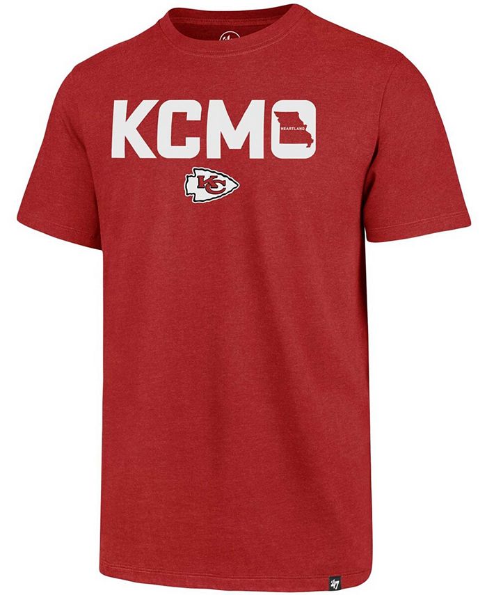 '47 Brand Men's Red Kansas City Chiefs Kcmo Regional Club T-shirt - Macy's
