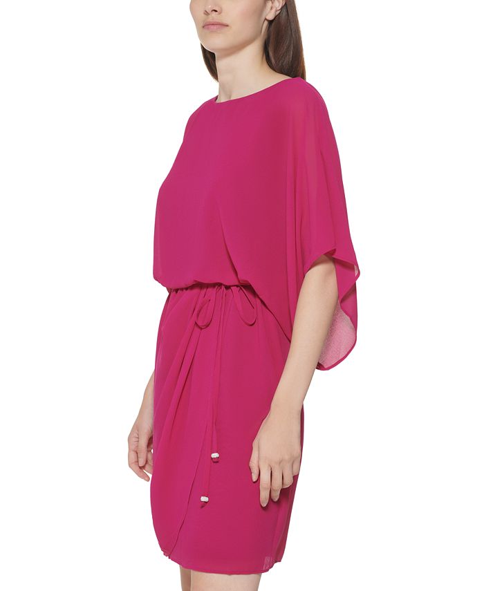 Jessica Howard Chiffon Blouson Dress - Macy's