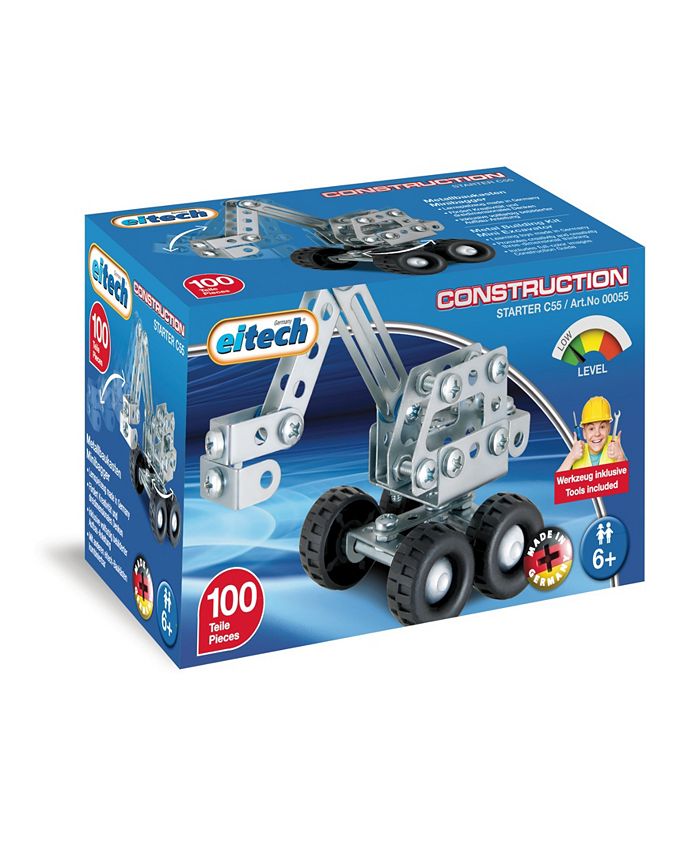 Eitech Mini Digger 100 Piece Construction Set - Macy's