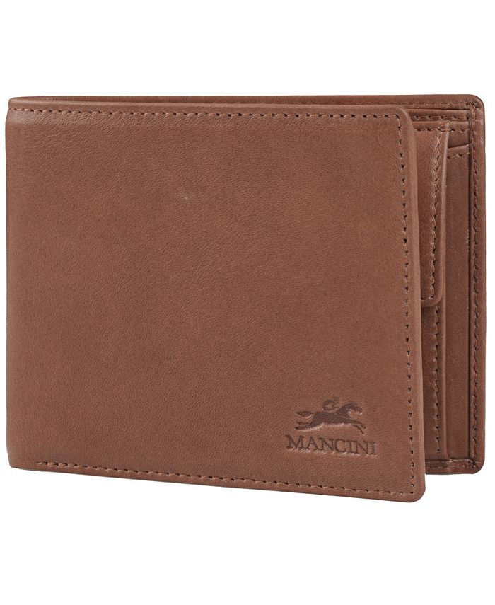 Mancini Men's Bellagio Collection Bifold Wallet with Coin Pocket - Macy's