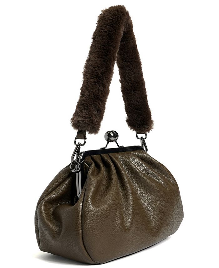 LIKE DREAMS Women's Kiss Lock Satchel Purse & Reviews - Handbags ...