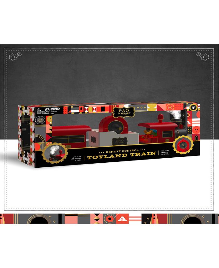 FAO Schwarz RC Toyland Train with Lights and Sounds, Created for Macy's ...