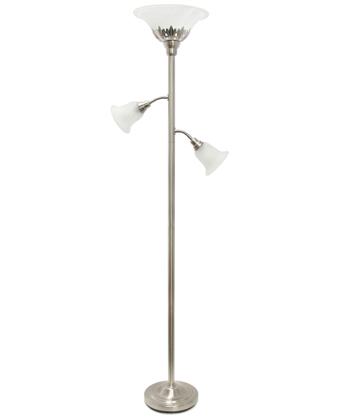 Click here for Lalia Home Torchiere Floor Lamp with 2 Reading Lig... prices