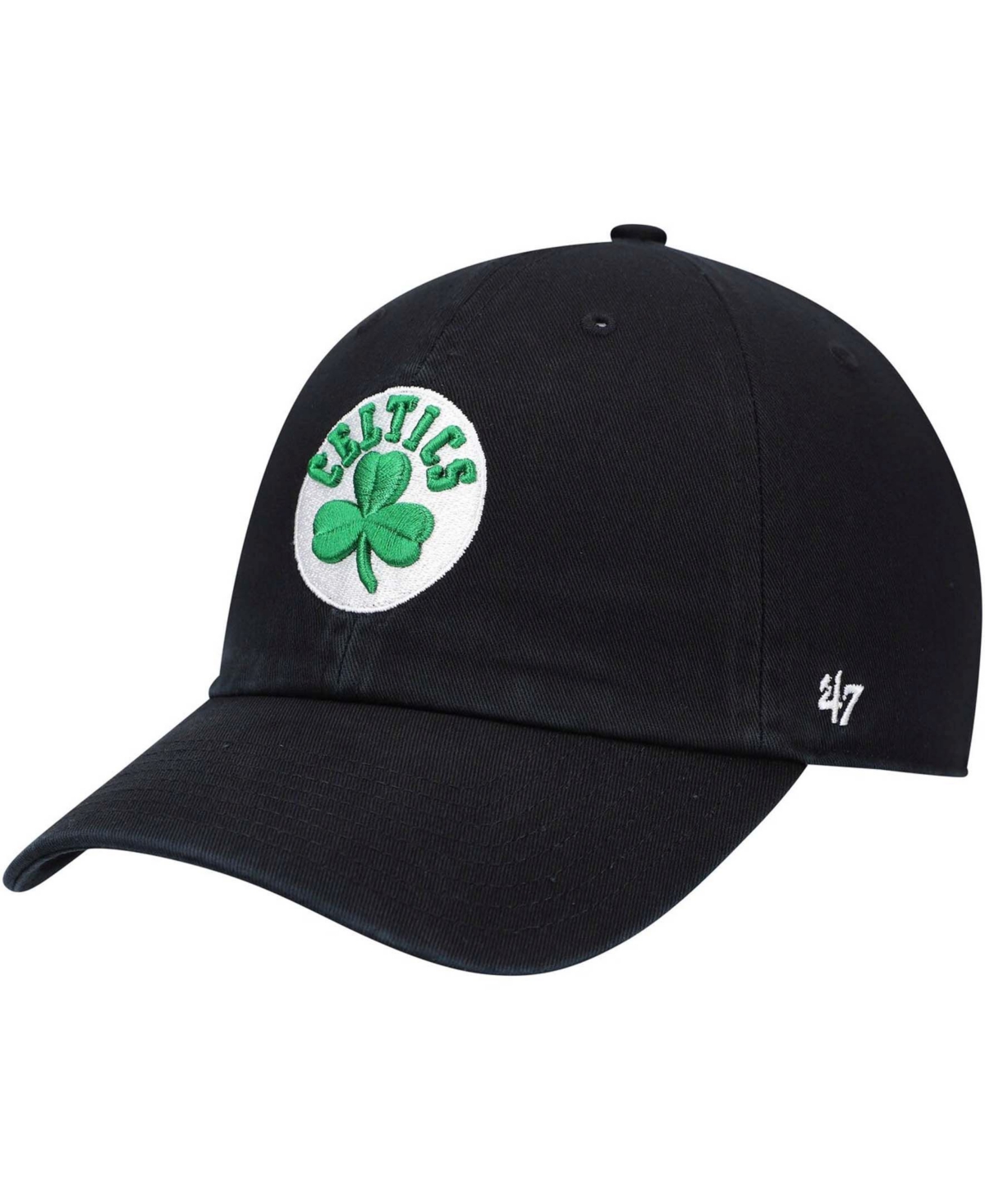 Click here for Mens Black Boston Celtics Team Clean Up Adjustable... prices