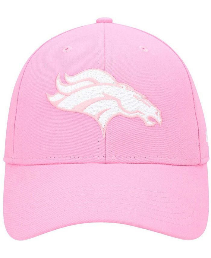 '47 Brand Big Girls Pink Denver Broncos Rose MVP Adjustable Hat - Macy's