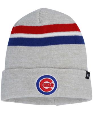 Men's Gray Chicago Cubs Monhegan Cuffed Knit Hat - Macy's